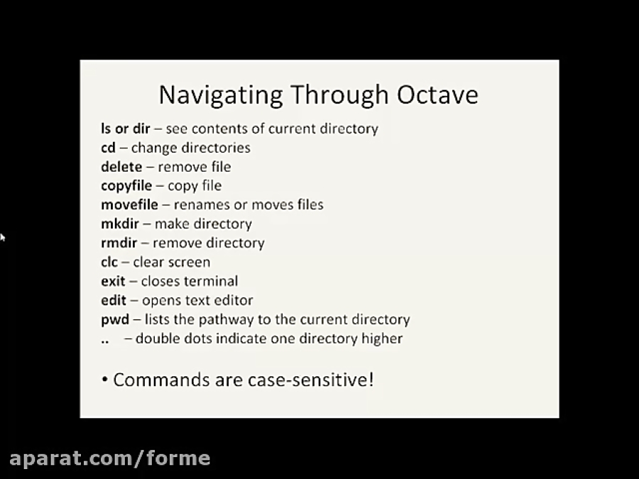 Octave Tutorial 02 - Navigating Octave Octave Tutorial 02 - Navigating Octave