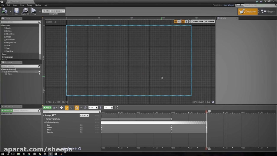 Basic UMG UI Animation - #48 Unreal Engine 4 Beginner Tutorial Series