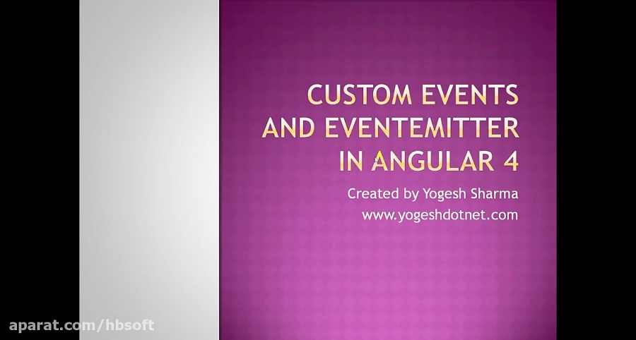eventemitter angular 4 | Custom Event | Lecture 10