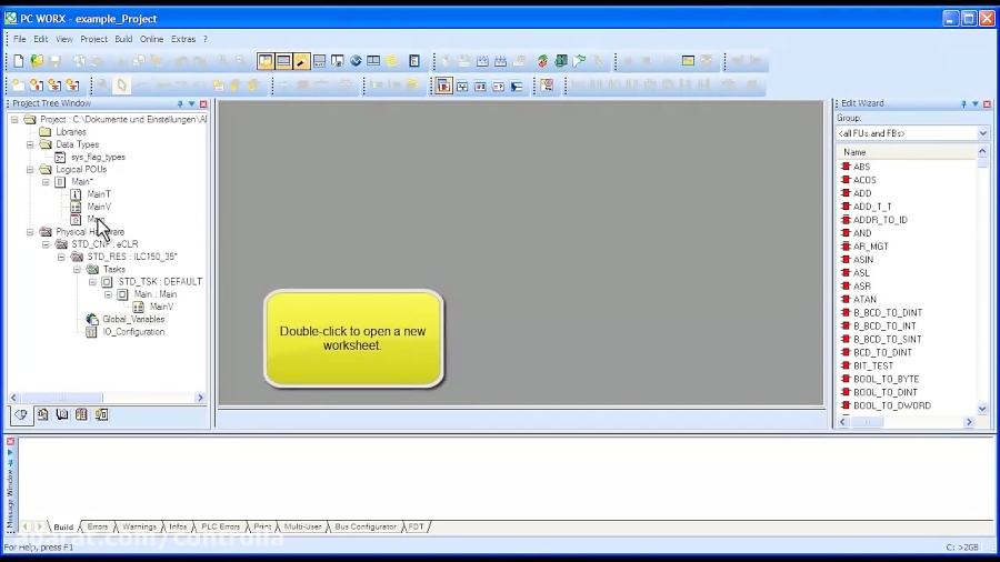 PC Worx video tutorial - Developing a simple program - Chapter 5 ...