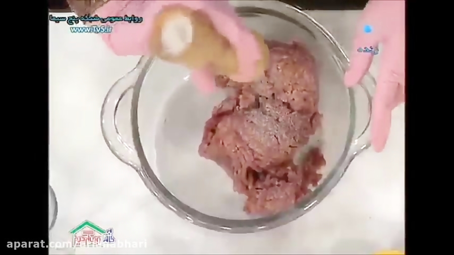 Rolet goosht ghalebi asan - Meat Roulette - رولت گوشت قالبی آسان