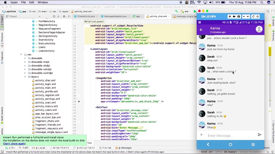 Lapit Chat App - Pagination - Firebase Tutorials - Part 31 | Android Studio