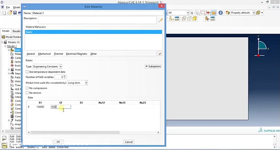 Abaqus Tutorial Videos - Static analysis of a composite plate