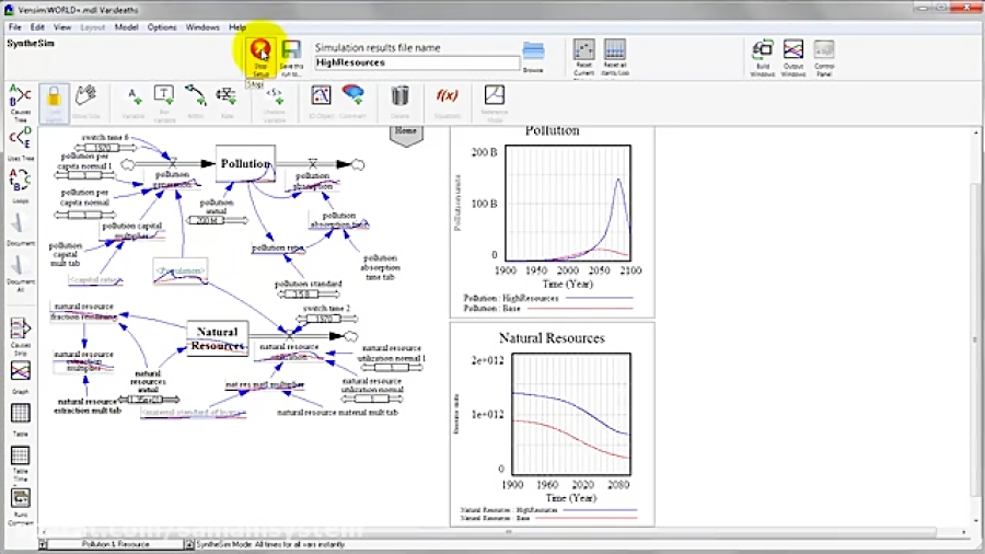 آموزش نحوه استفاده از Vensim Ple و Vensim Model Reader