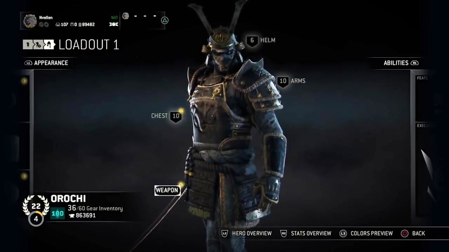 For Honor Season 5 Orochi Armor